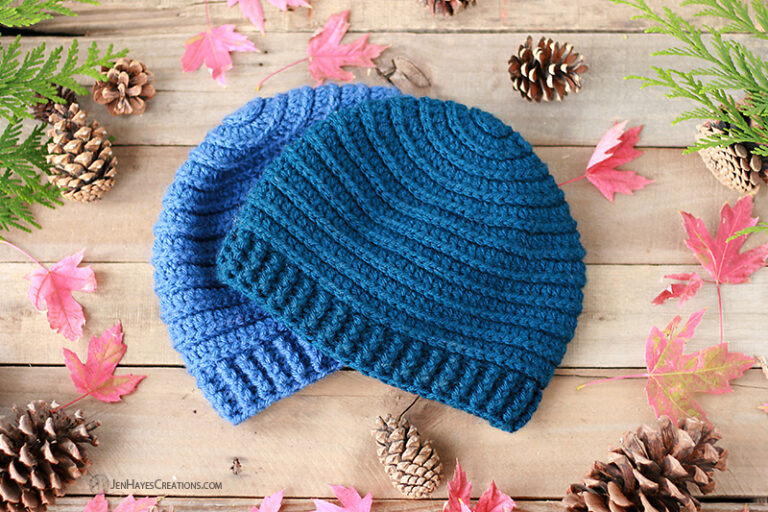 Best Top Down Crochet Hat Patterns - Remington Lane Crochet