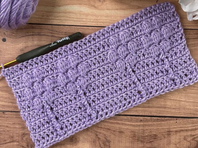 How to Crochet the Back Post Treble Crochet (BPtr) – Right-Handed ...