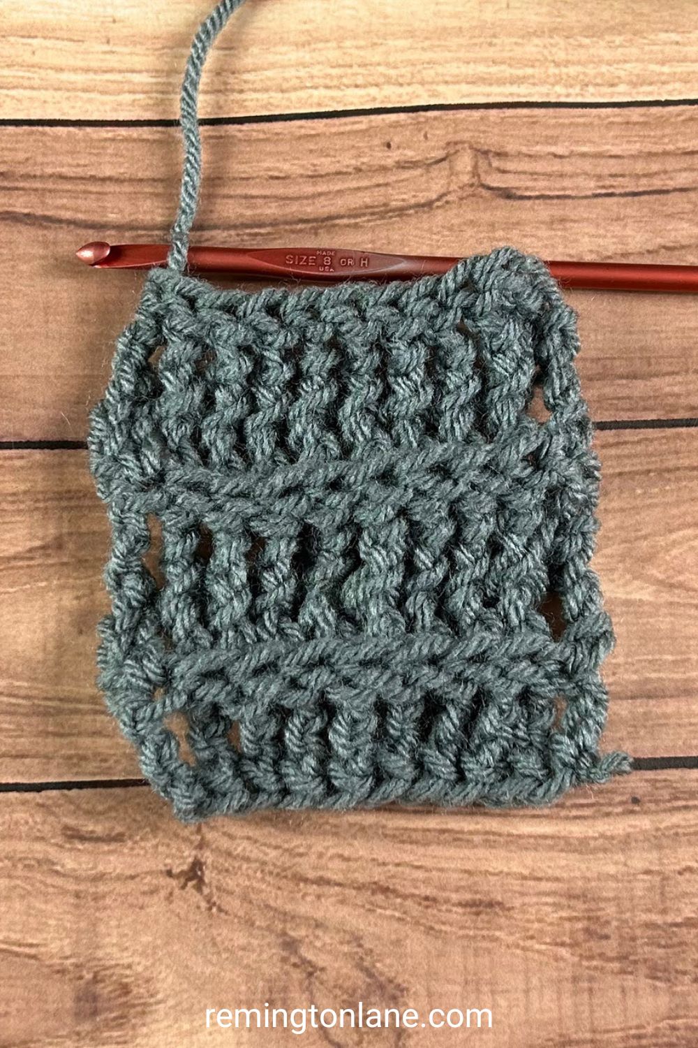 How to Back Post Treble Crochet (BPtr) - Left-Handed Tutorial ...